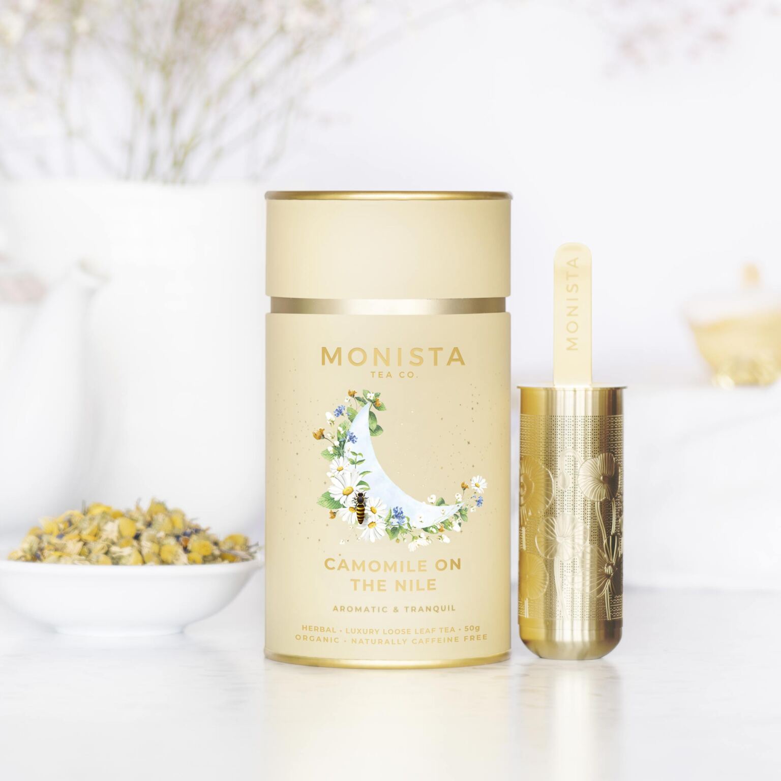 Camomile On The Nile Tea For One – Monista Tea Co.